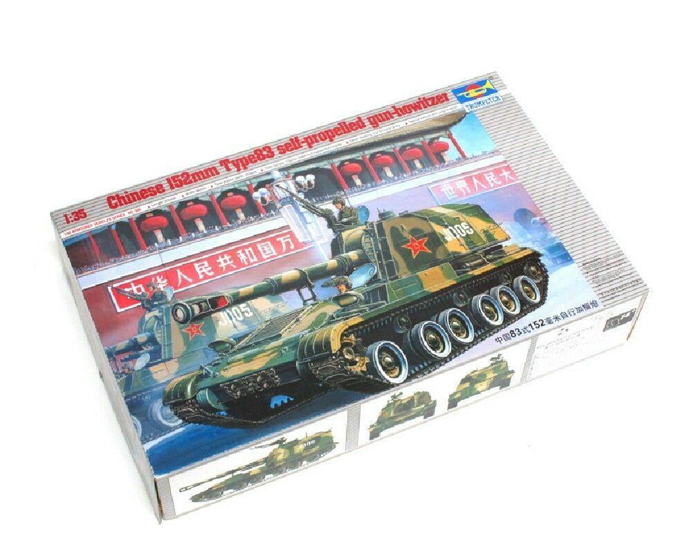 Trumpeter 00305 1/35 CHN 152mm Type83 Howitzer plastic model kit ...