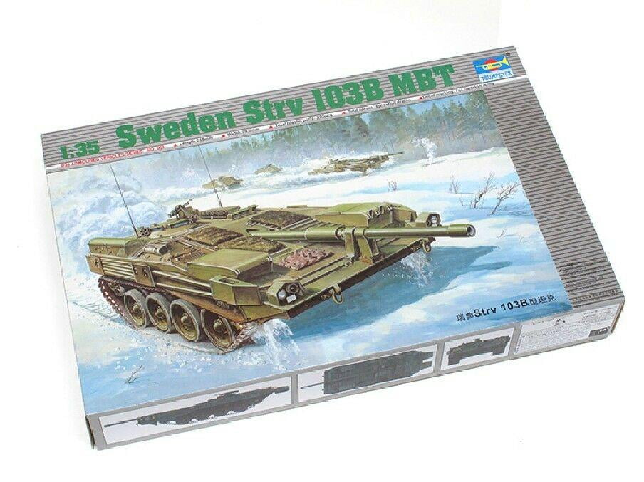 Trumpeter 00309 1/35 Scale Sweden Strv.103B model kit - Walmart.com