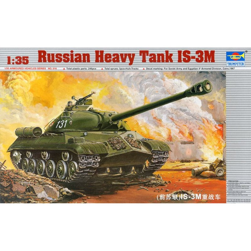 Trumpeter 00316 1/35 Russian Heavy Tank IS-3M - Scale Model Kit ...