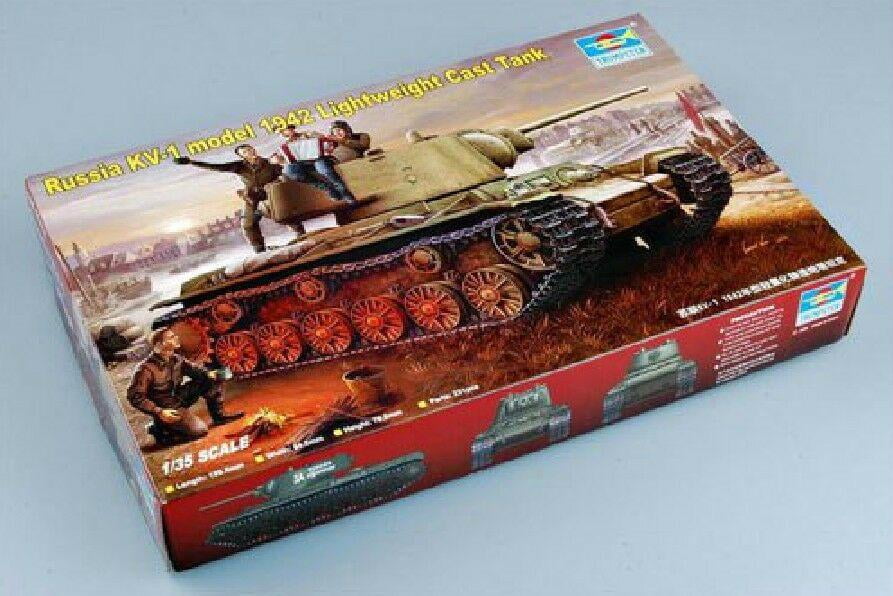 Trumpeter 00360 1/35 Russian KV-1 model 1942 Lightweight Cast Tank ...