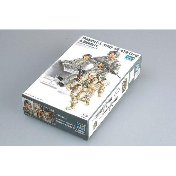 Trumpeter 00415 1/35 Modern U.S .Army CH-47D Crew & Infantry model kit ...