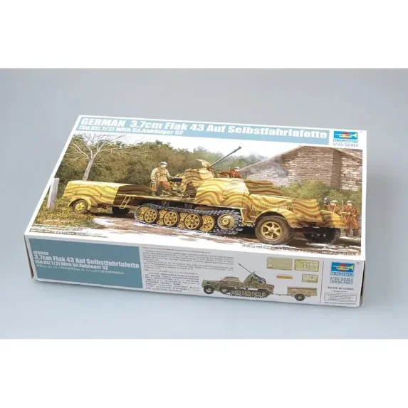 Trumpeter 01527 1/35 German 3.7cm Flak 43 auf Selbstfahrlafette (Sd.Kfz ...