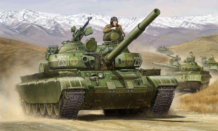 Trumpeter 01554 1/35 Scale Russian T-62 BDD Mod.1984 "Mod.1972 ...