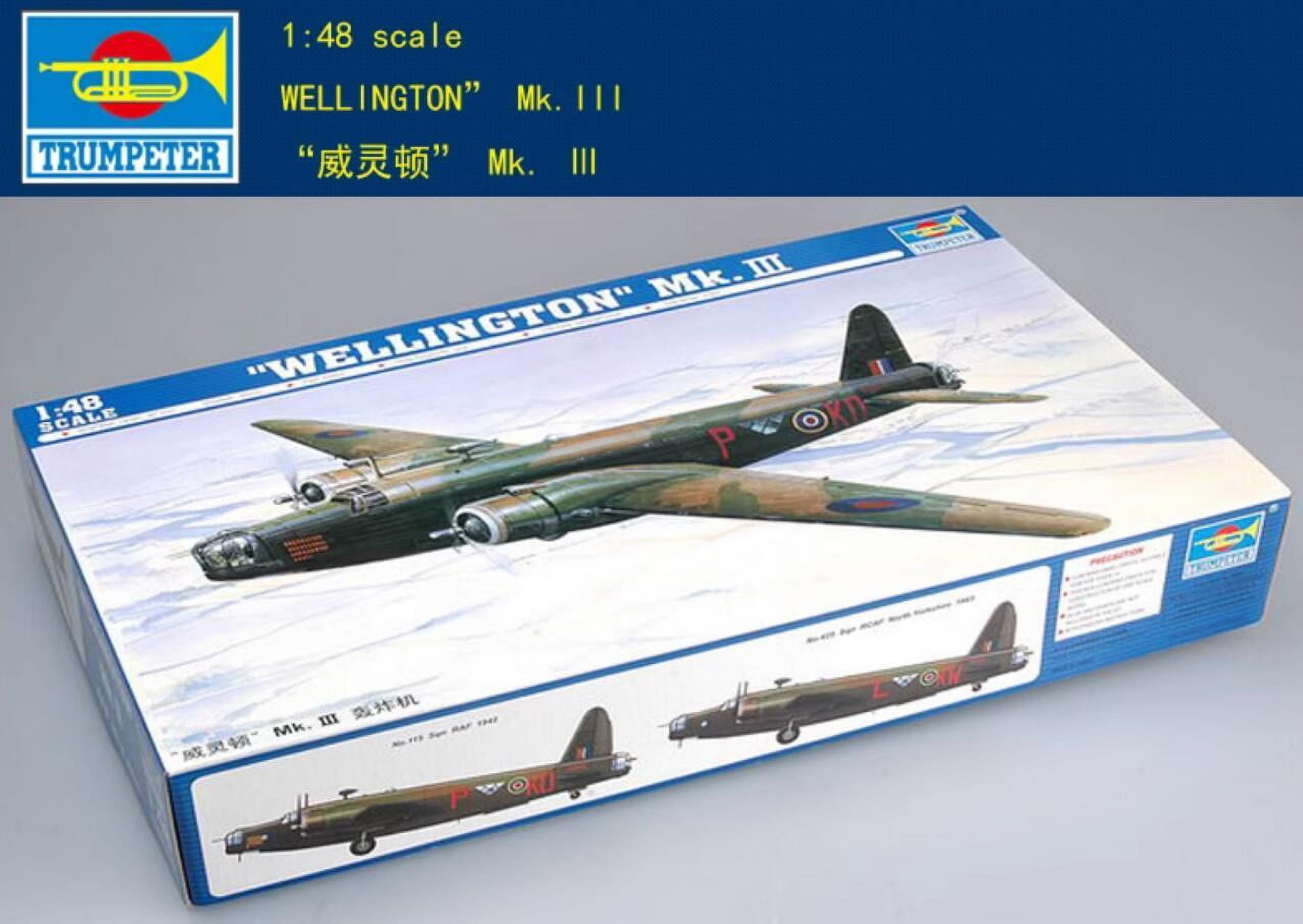 Trumpeter 02823 1/48 Scale Wellington Mk. III Model Kit - Walmart.com