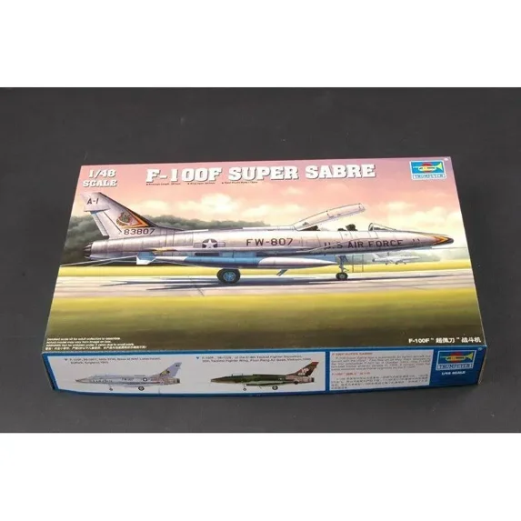 Trumpeter 02840 1/48 F-100F Super Sabre - Scale Model Kit - Walmart.com