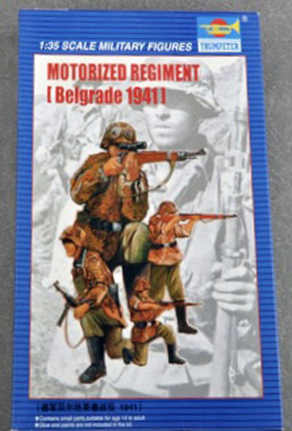 Trumpeter 0403 German Motorized Regiment Belgrade 1941 1/35 Scale Model ...
