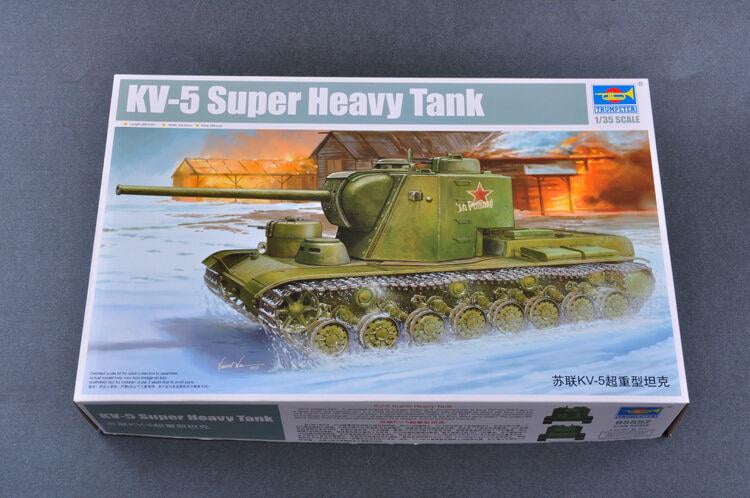 Trumpeter #05552 1/35 Russian KV-5 Super Heavy Tank model kit - Walmart.com