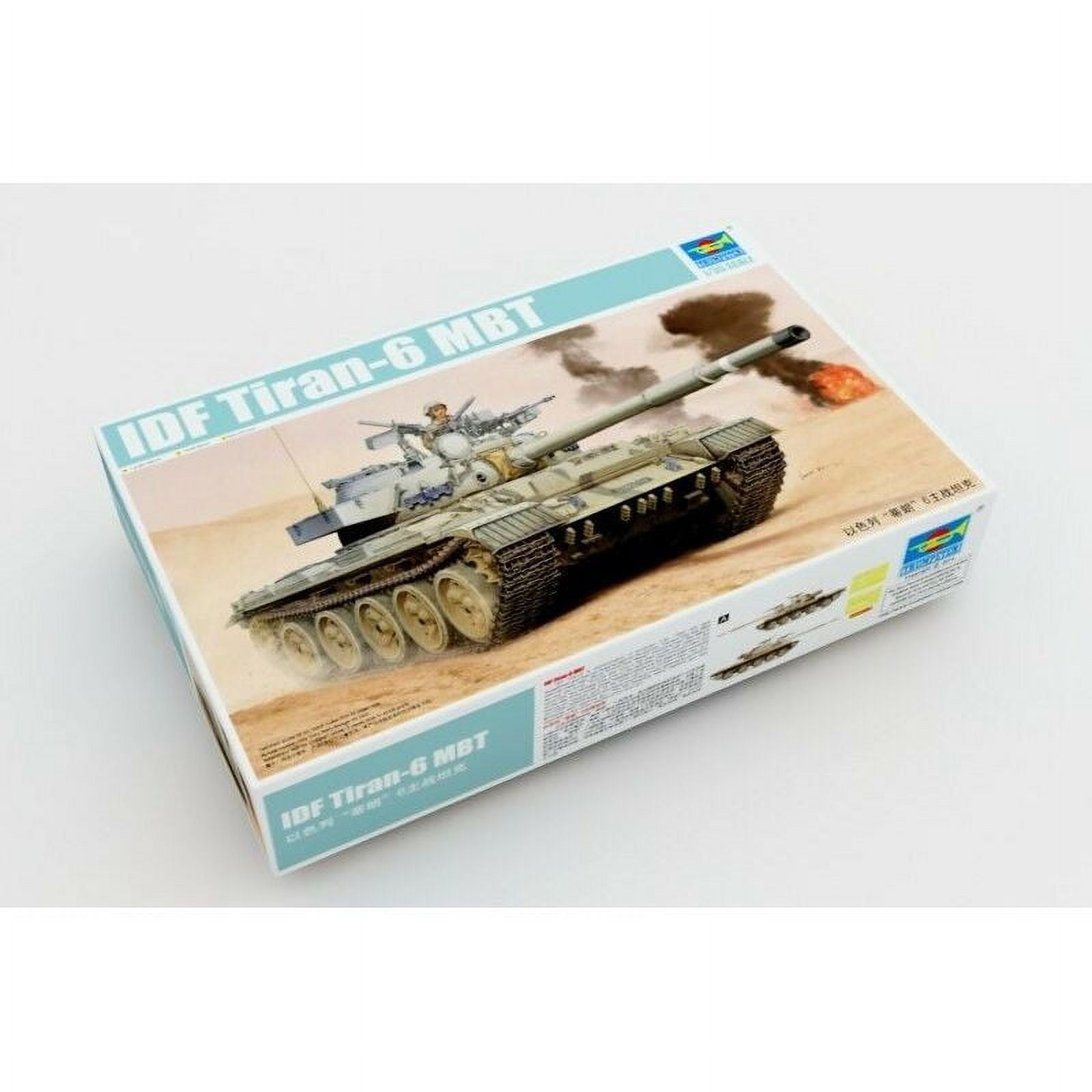 Trumpeter 05576 1/35 IDF Tiran-6 Main Battle Tank - Scale Model Kit ...