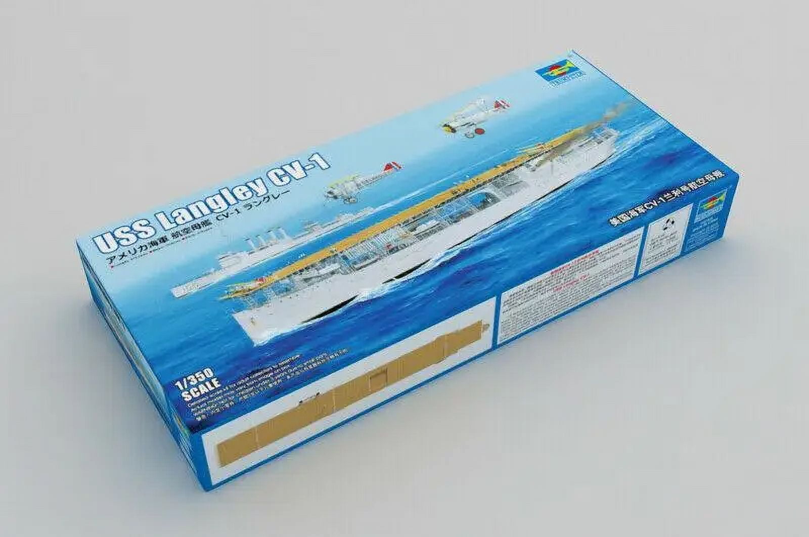 Trumpeter 05631 1/350 Scale USS Langley CV-1 Vessels Ship plastic model ...