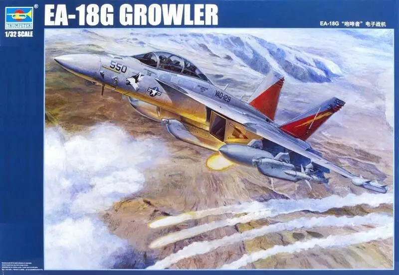 Trumpeter 1/32 03206 EA-18G Growler Assemble Plastic Model Kit ...