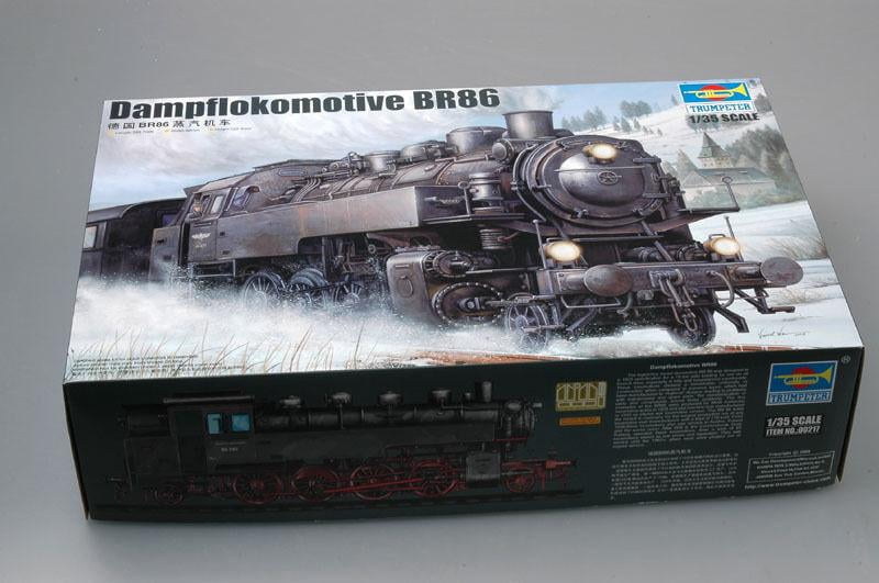 Trumpeter 1/35 00217 German Dampflokomotive BR86 model kit - Walmart.com