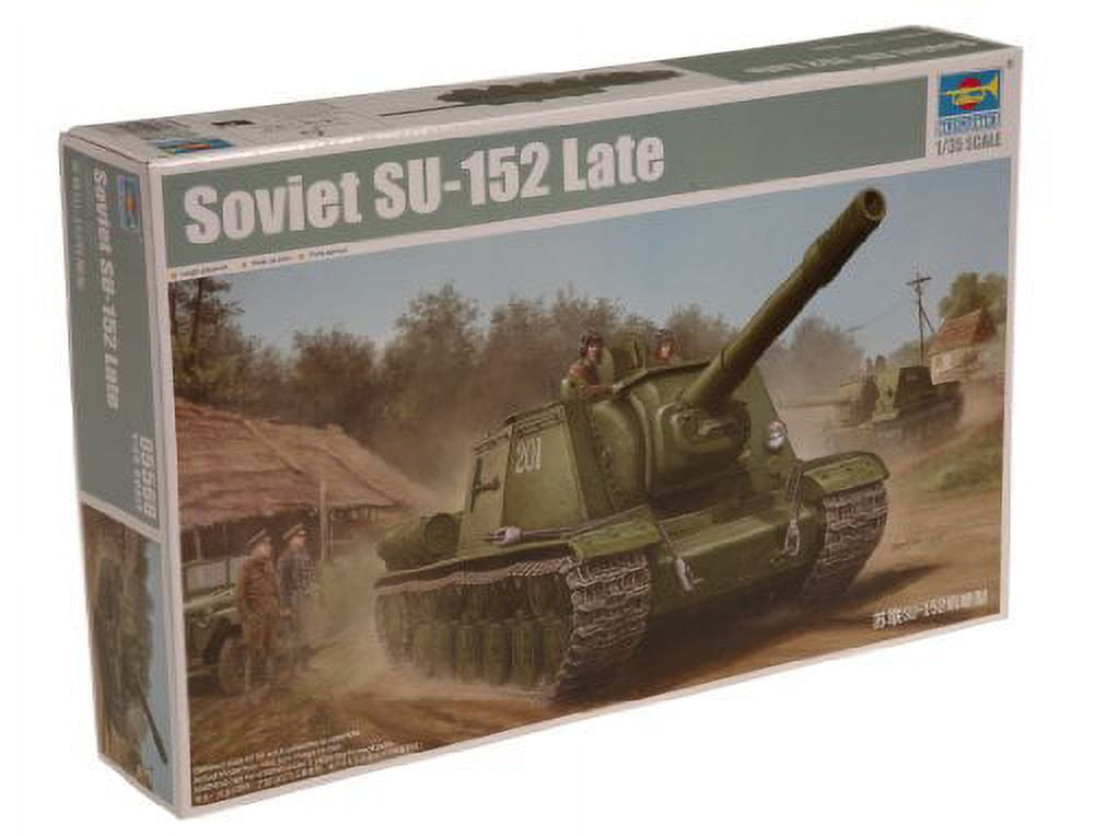 Trumpeter 1/35 Soviet Su152 (Late) Tank Model Kit - Walmart.com