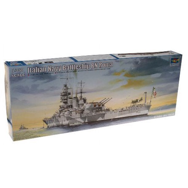 Trumpeter 1/350 Scale RN Roma Italian Navy Battleship - Walmart.com