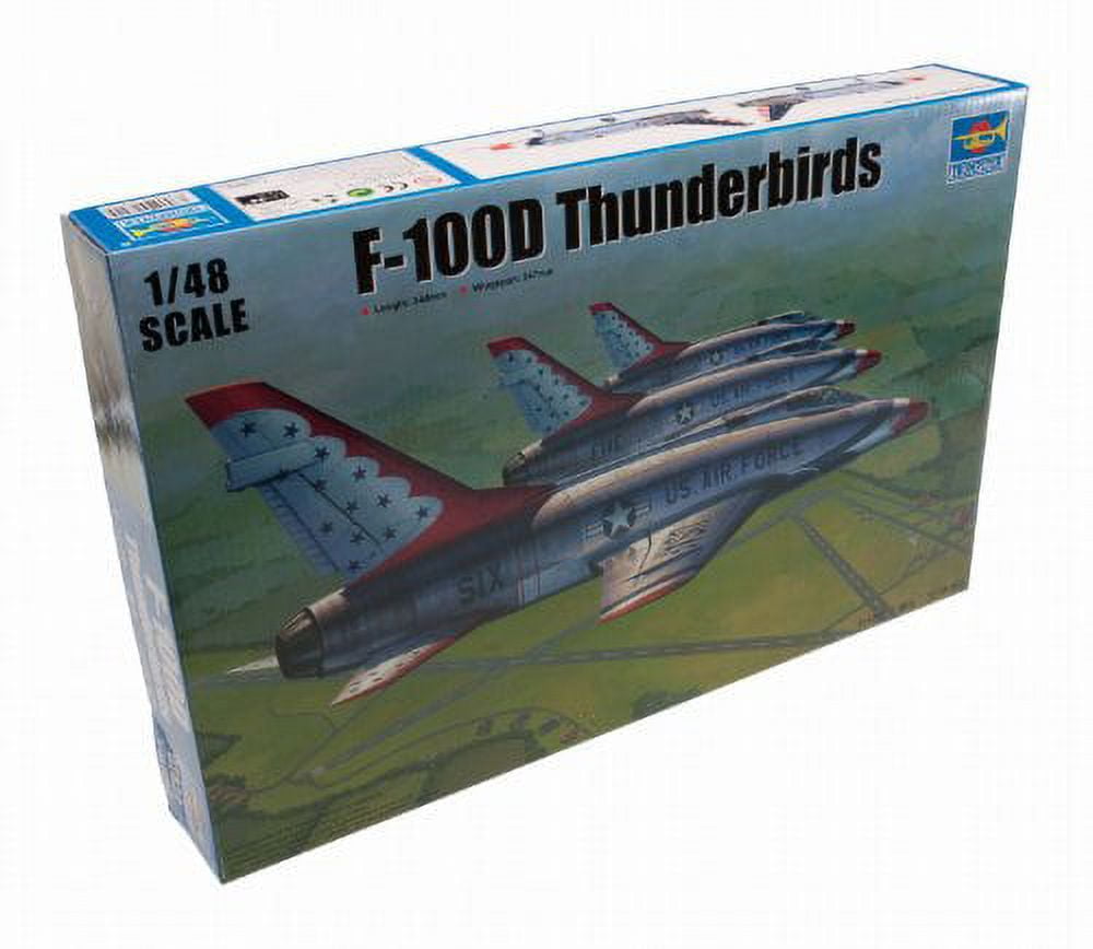 Trumpeter Models F-100D Thunderbirds New - Walmart.com