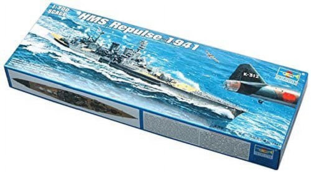 Trumpeter 1/700 HMS Repulse WWII British Battle Cruiser 1941 Model Kit ...
