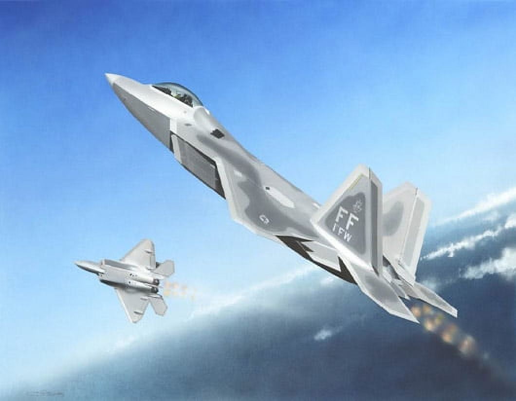 Trumpeter 1317 US Air Force F-22A Raptor 1/144 Scale Model Kit ...