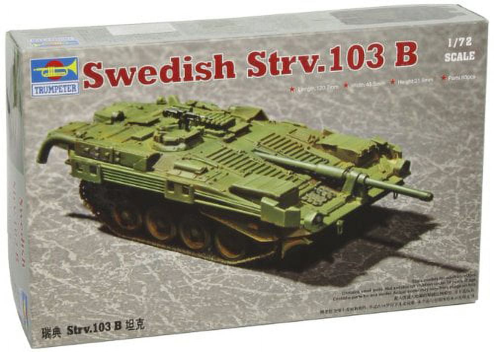 Trumpeter 172 Swedish Strv 103B Main Battle Tank - Walmart.com