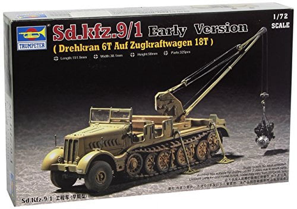 Trumpeter 172 WWII German FAMO SdKfz 91 Heavy Halftrack Prime Mover ...