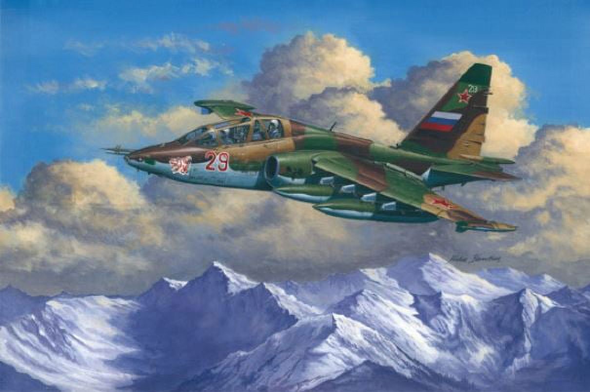 Trumpeter 2277 Sukhoi Su-25UB Grach 'Frogfoot B' 1/32 Scale Plastic ...