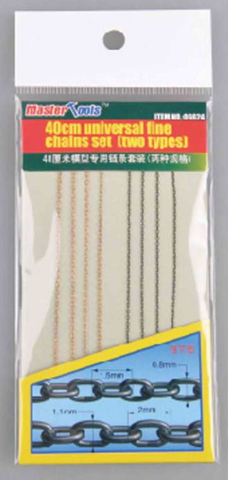 Trumpeter 40cm Universal Fine Chains Set (Two Types) for Scale Models ...