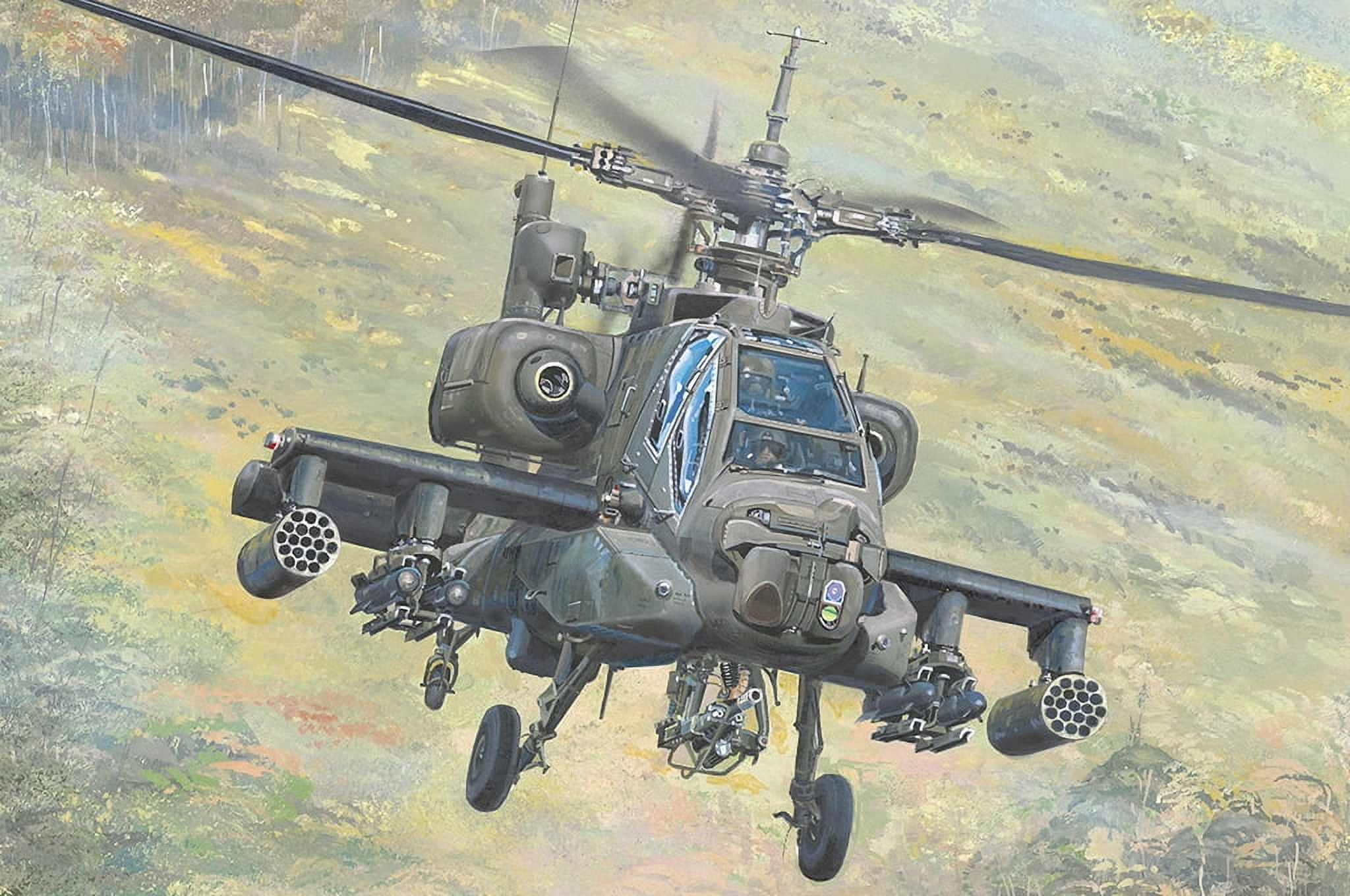 Trumpeter 5115 AH-64A Apache Late Production Version 1/35 Scale Plastic ...