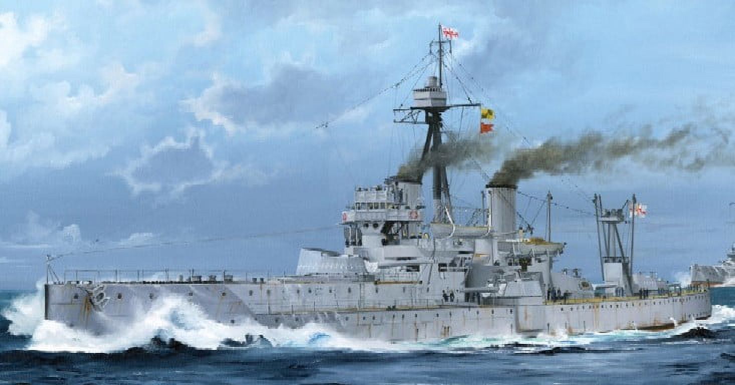 Trumpeter British Battleship HMS Dreadnought 1918, WWI Scale Model Kit ...