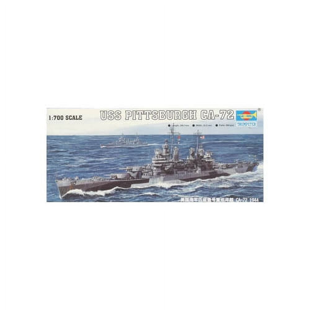 Trumpeter 5726 US Heavy Cruiser Pittsburgh 1944 1/700 Scale Plastic ...