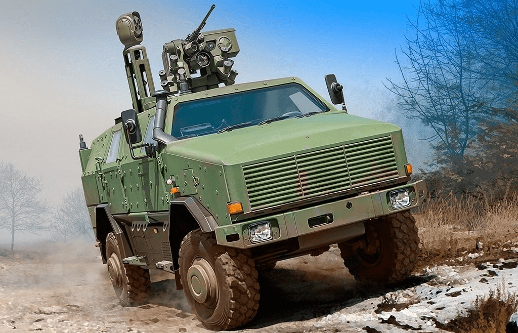 Trumpeter 63525 1:35 Dingo 2 Reconnaissance Vehicle（PRV）Assembly Model ...