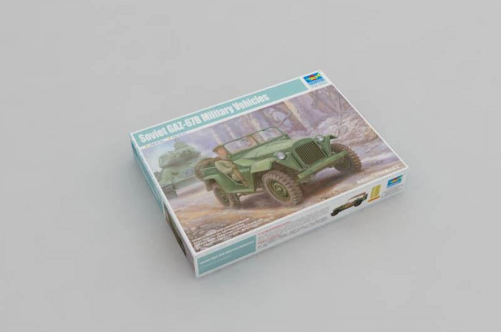 Trumpeter Model Kit 02346 1/35 GAZ-67B Military Vehicles plastic model kit - Walmart.com