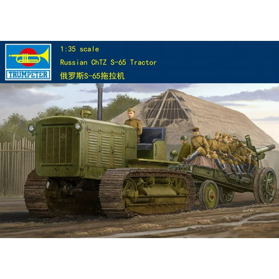 Trumpeter Model Kit 05538 1/35 Russian ChTZ S-65 Tractor model ...