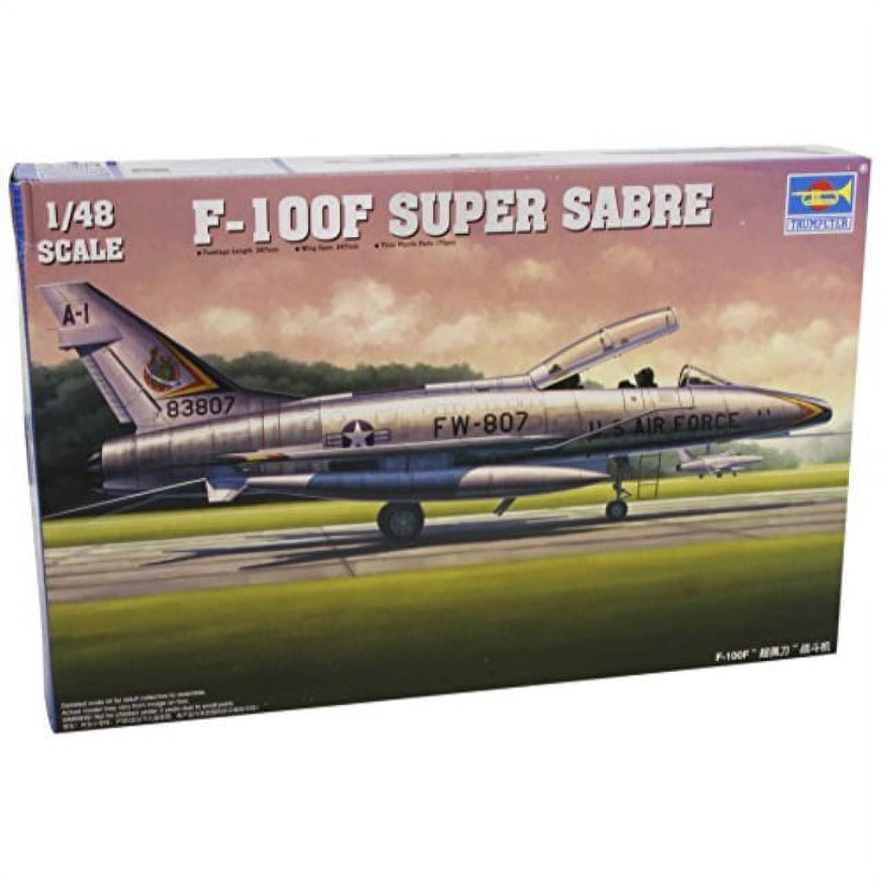 Trumpeter Models F-100F Super Sabre New - Walmart.com