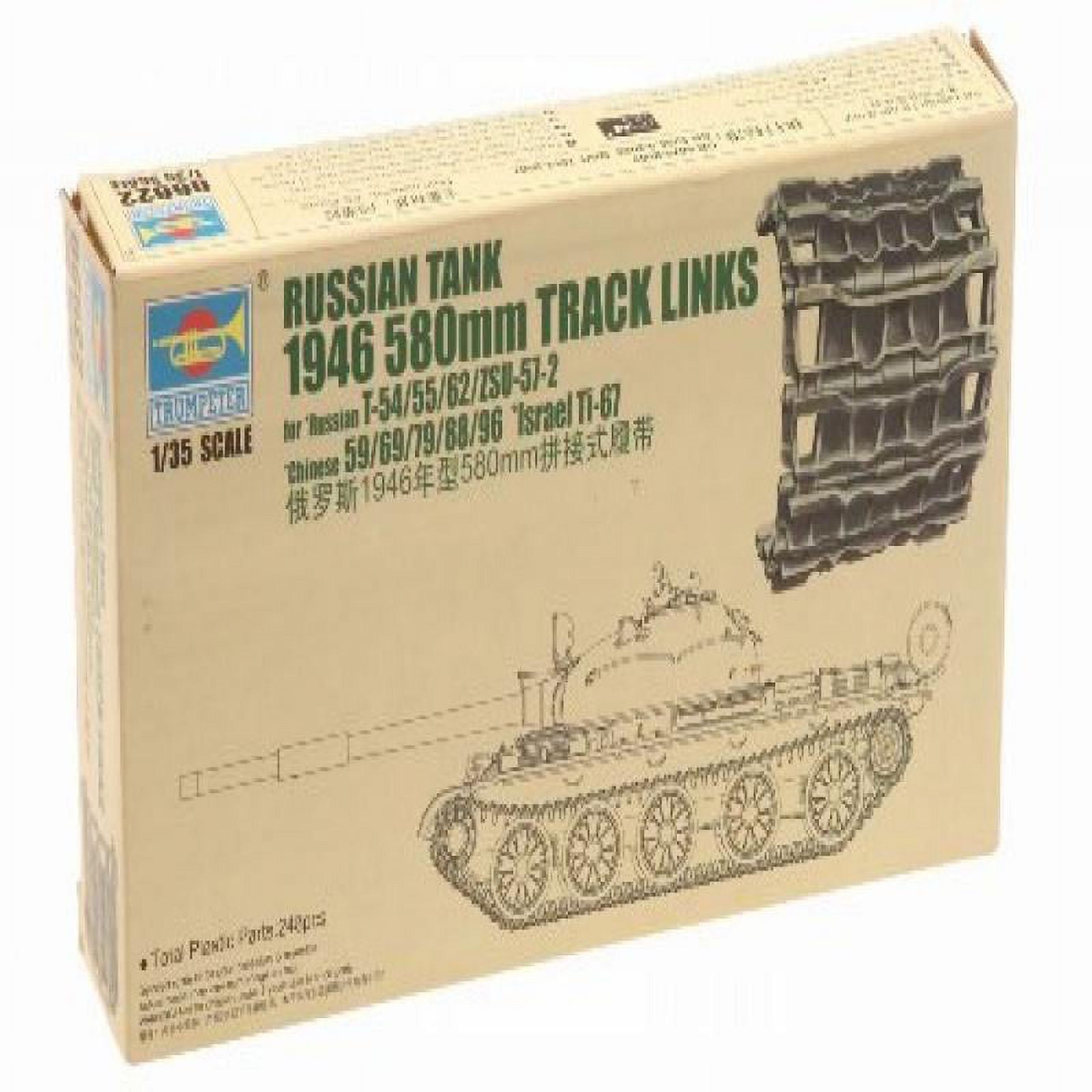 Trumpeter Track Links 580mm for 1946 era Russian, Chinese & Israel ...