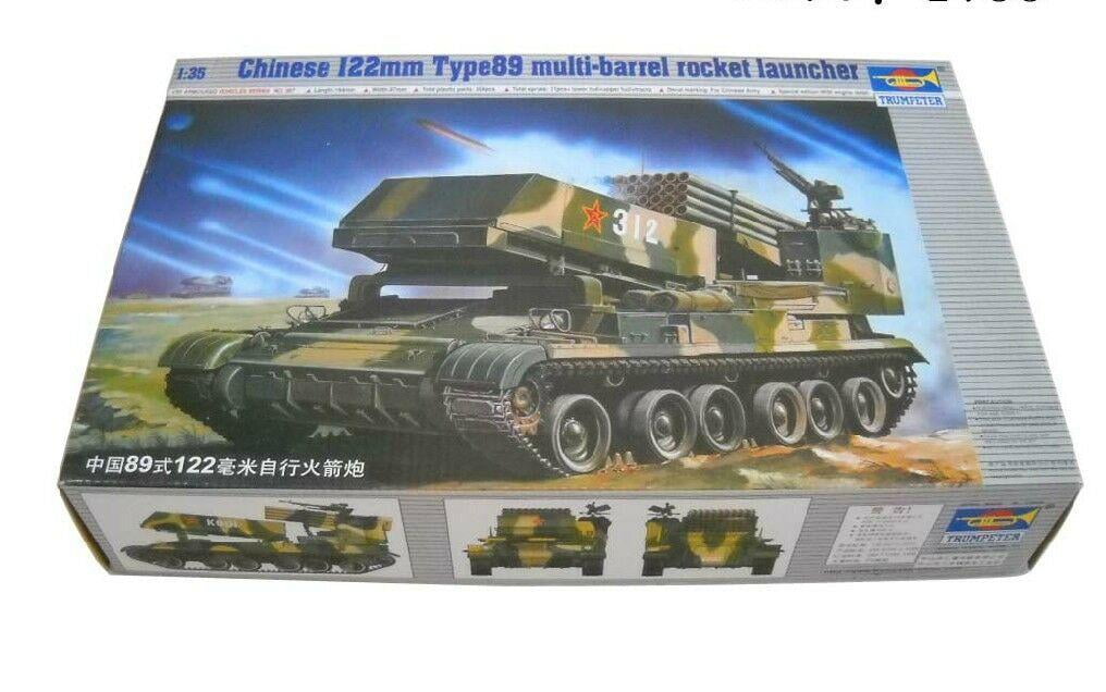 Trumpeter model 00307 1/35 CHN Type 89 122mm MLRS plastic model kit ...