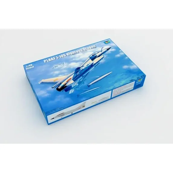 Trumpeter model 02842 1/48 PLAAF J-10S Vigorous Dragon plastic model ...