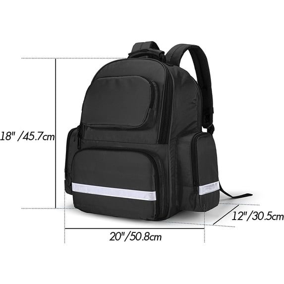 Trunab First Responder Bag Trauma Backpack Empty, Medical Emergency ...