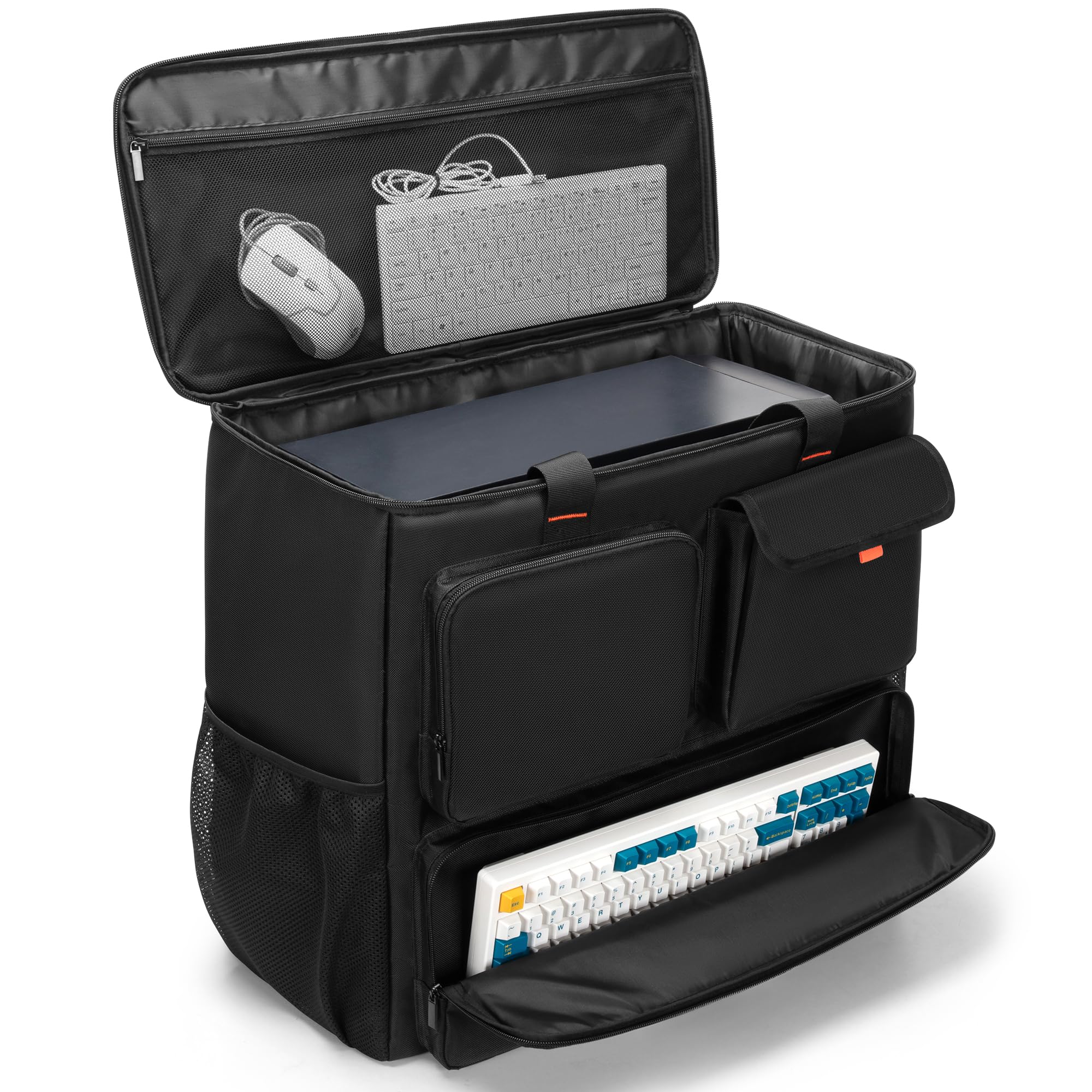 Trunab PC Desktop Carrying Case with Multiple Storage Pockets, PC ...