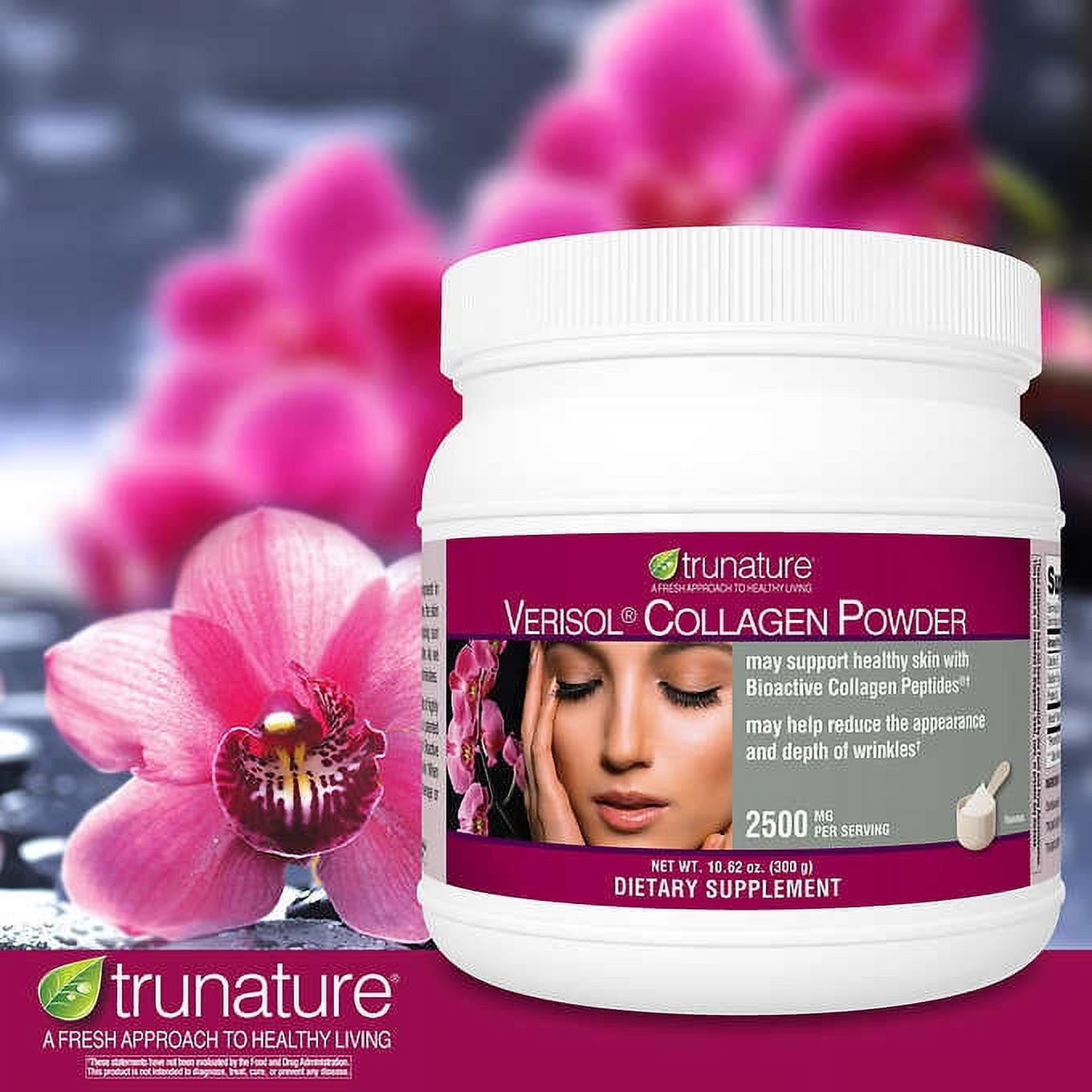 Trunature Verisol Hydrolyzed Collagen Supplement Powder, 2,500 mg, 10. ...