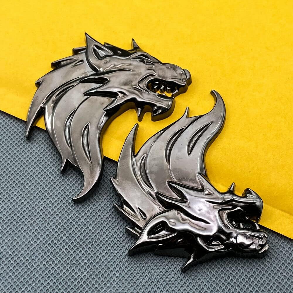 Trunk Badge Replacement, 3D Metal Car Side Fender, Trunk Emblem Badge ...