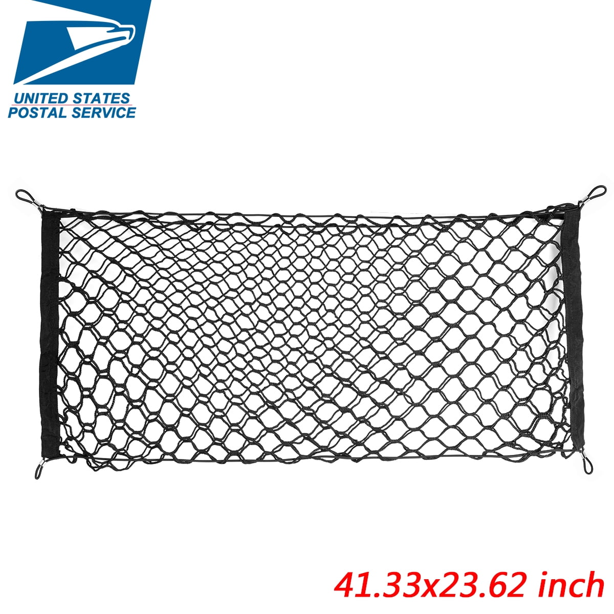 Trunk CARGO NET Car Nylon Elastic Mesh Organizer 4 Hook Rear For Chevy ...