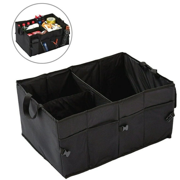 Trunk Cargo Organizer Folding Collapsible Caddy Storage Bag Bin Car Truck SUV - Walmart.com