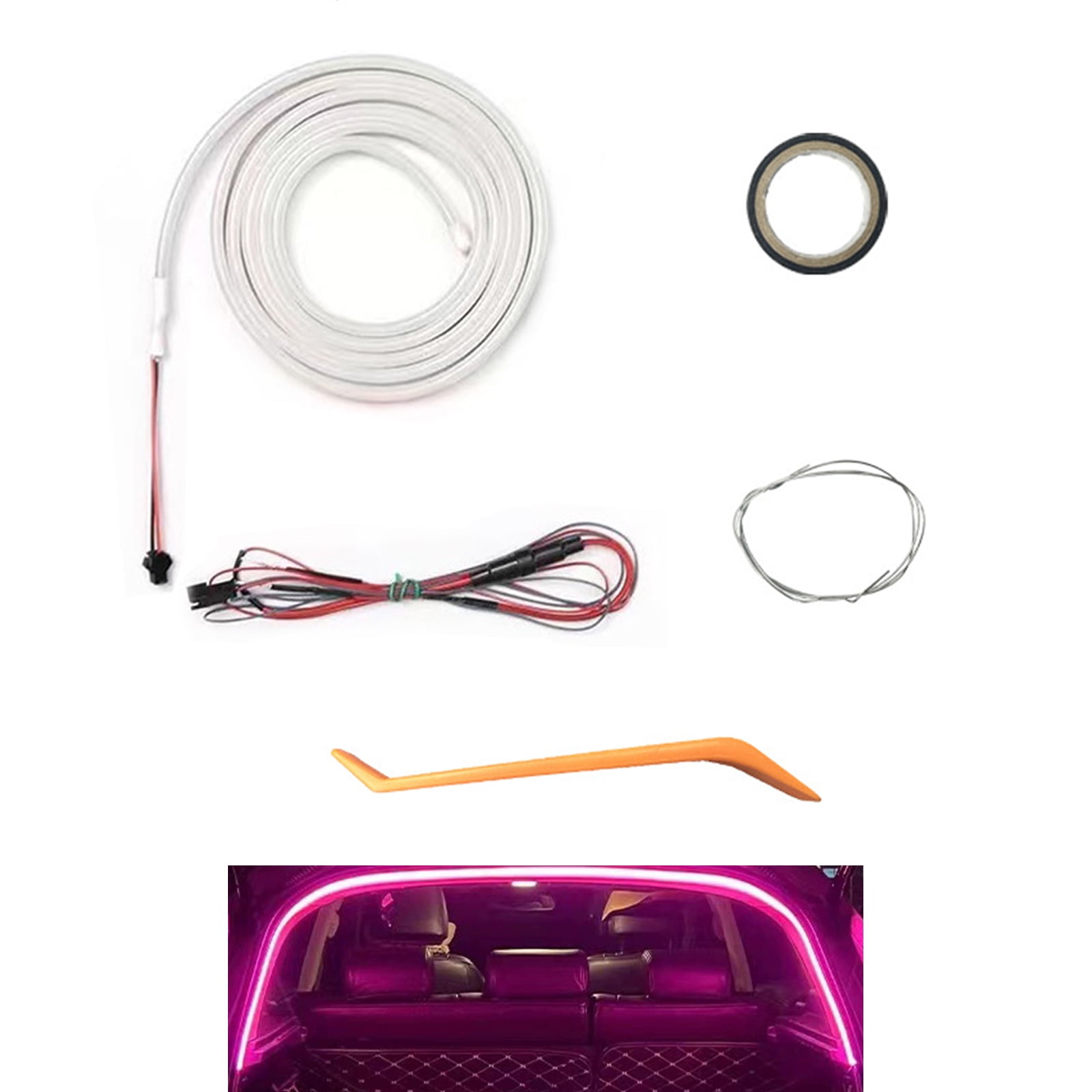 Trunk Lighting System Multifuntional LED Lighting Strips Colorful ...