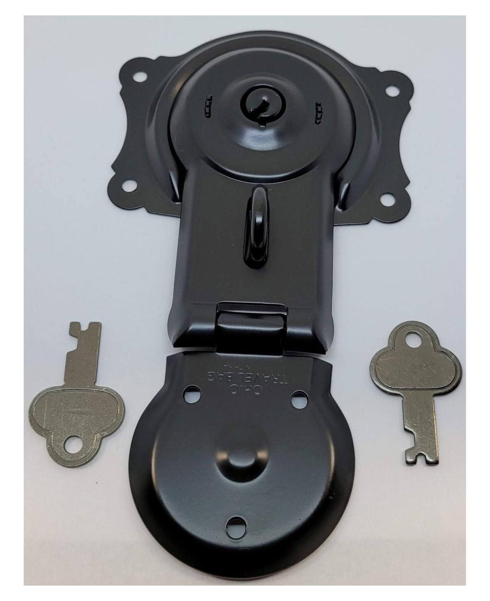 Trunk Lock - Antique Style Flush Mount Steel Lock with Keys - Vintage ...