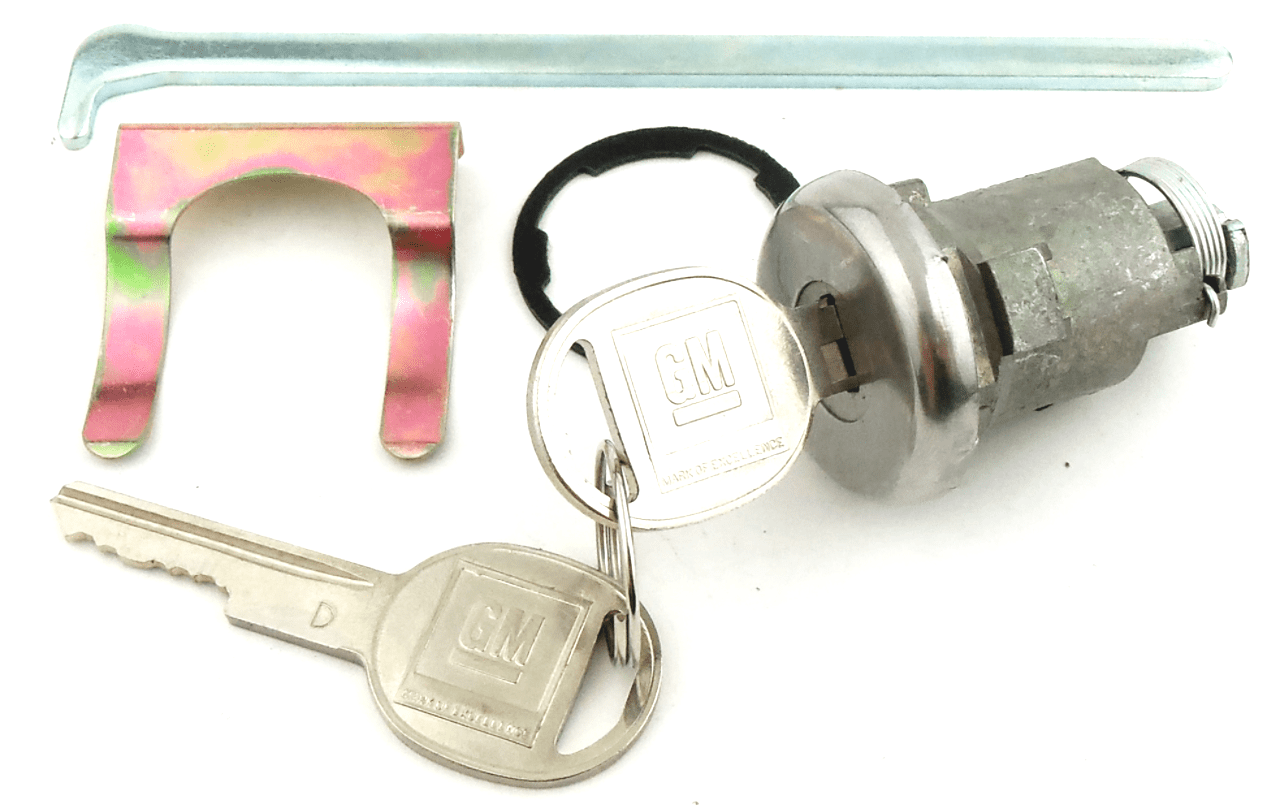 Trunk Lock Cylinder Set 1961-1964/1969-1981 Cadillac DeVille Eldorado ...