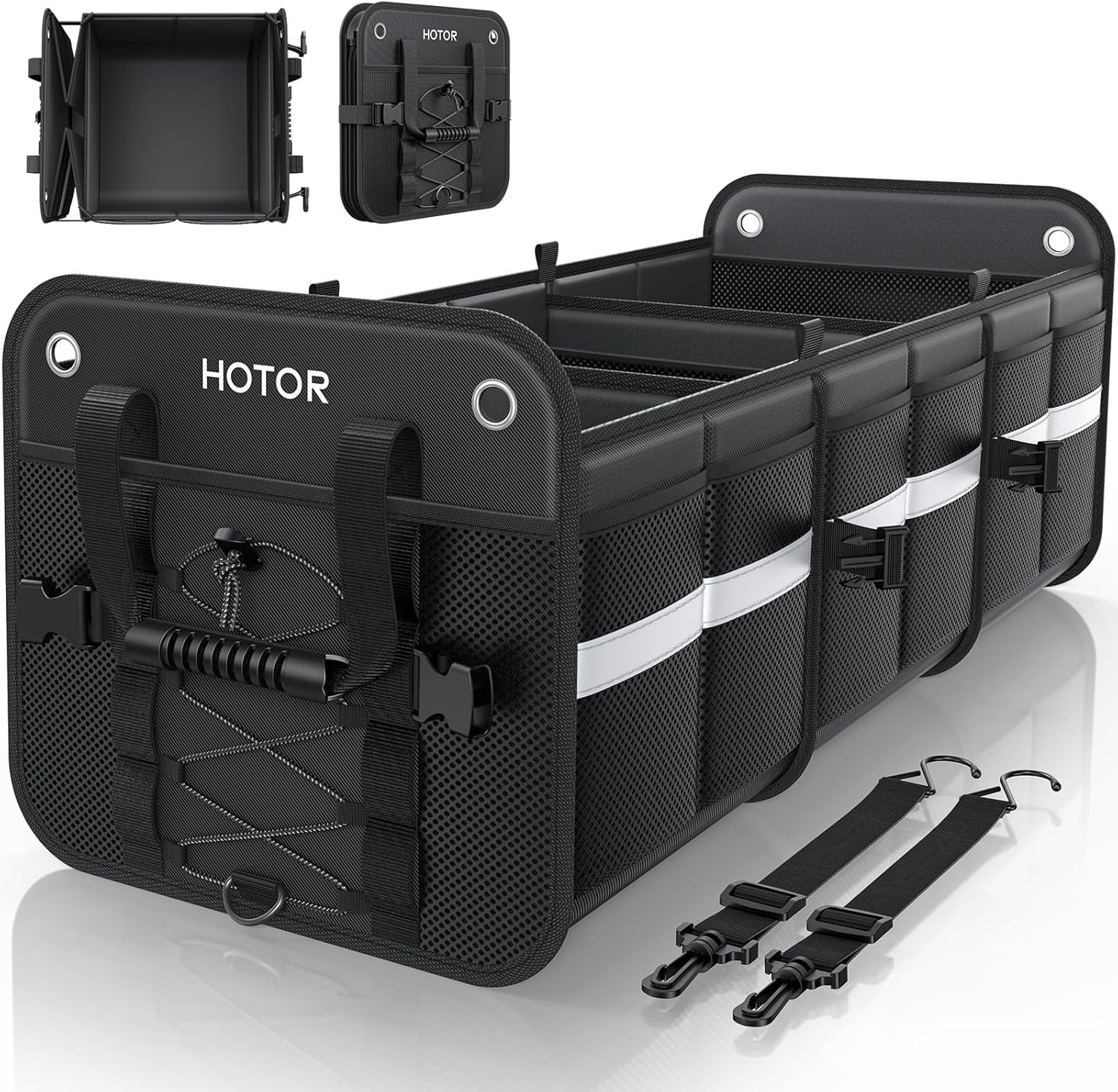 Trunk Organizer for SUV – Car Storage Box with Reflective Strips ...
