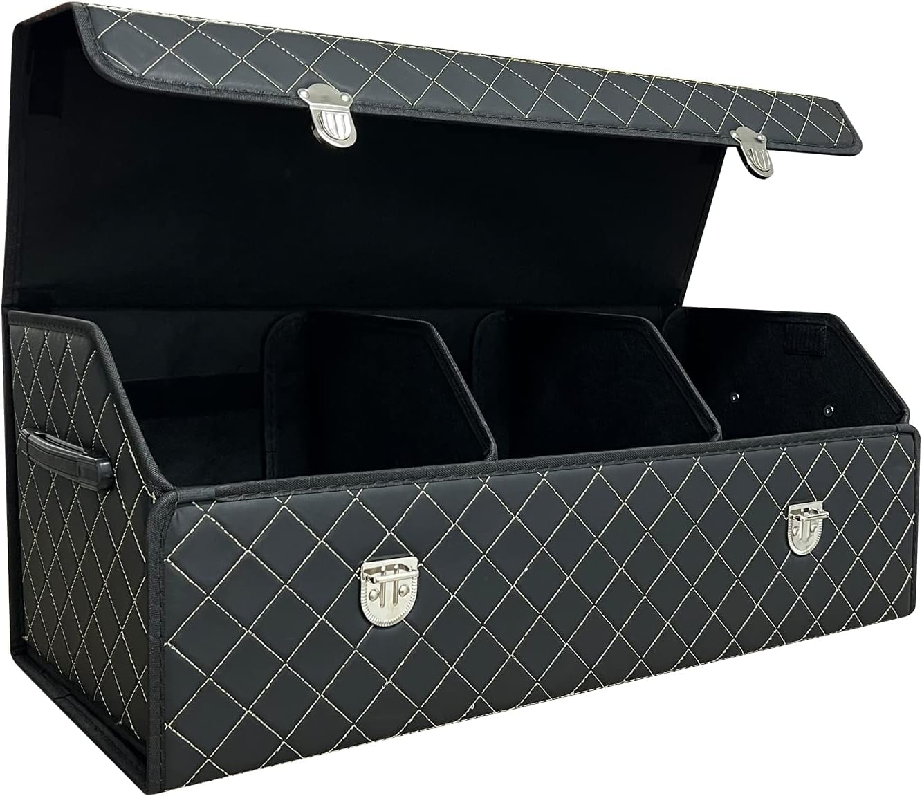 Trunk Organizer for Car,Trunk Organizer for SUV & Sedan,With lid,Multi ...