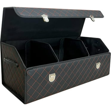 jiaping Foldable Trunk Storage Box Car Trunk Organizer Sturdy Car ...