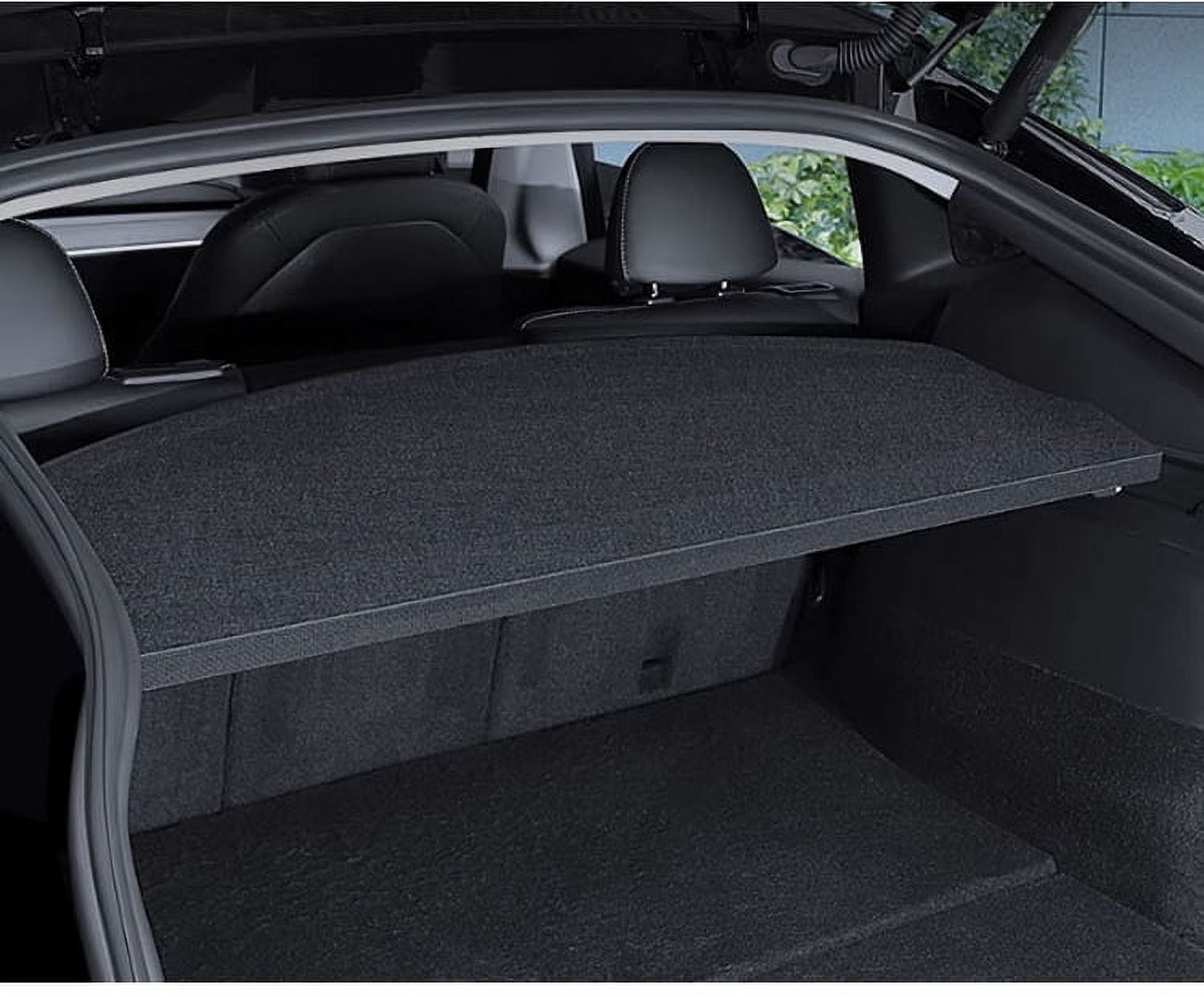 Trunk Partition Storage Box Parcel Shelf Flocking Waterproof Tail Box ...