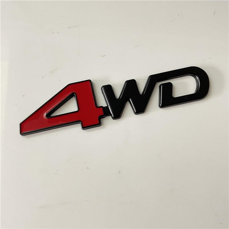 Trunk Rear Logo Badge, 3D Emblems, Car Auto Emblem for Toyota 4WD ...