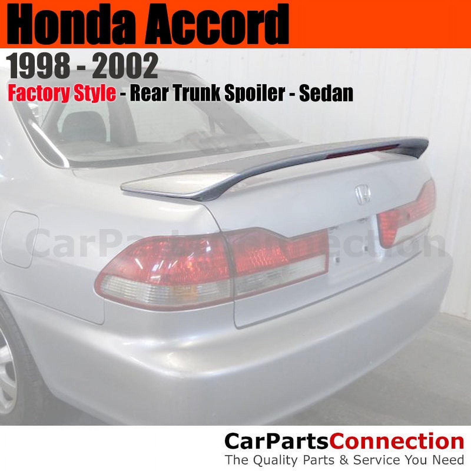 Trunk Spoiler Compatible With 1998 1999 2000 2001 2002 Honda Accord Sedan Factory Style 2-Post ...