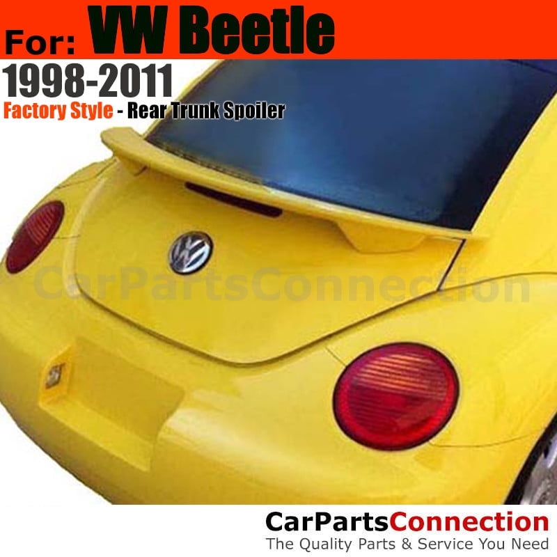 Trunk Spoiler Compatible With 1998-2011 Volkswagen Beetle All Factory ...
